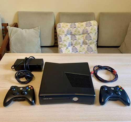 Xbox 360 slim freeboot 320 gb   60 игр