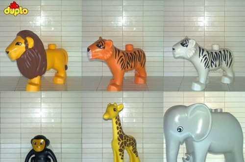 Животные сафари джунгли Lego Duplo (лего дупло )