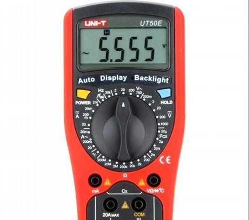 Цифровой мультиметр UNI-T UT50E (температура)