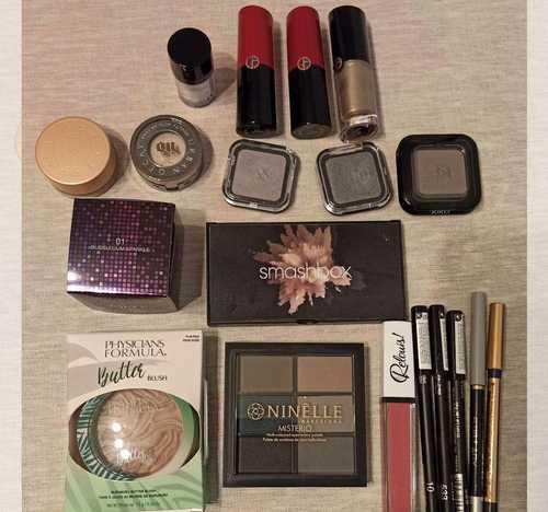 Косметика пакетом Armani, Kiko, Becca, Smashbox