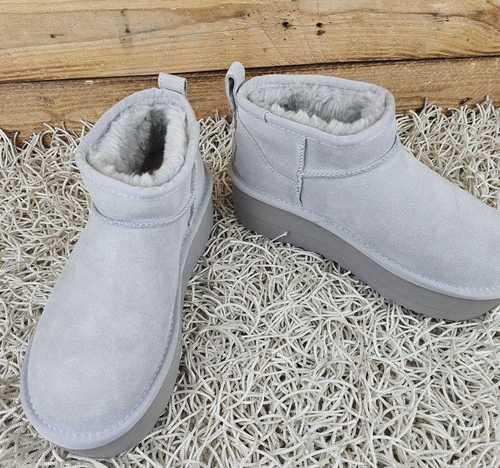 UGG Classic Ultra Mini Platform Grey оригинал