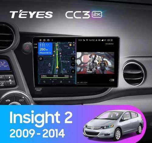 Магнитола для Honda Insight 2 Teyes CC3 2k 4/32