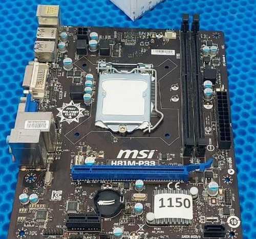 Материнская плата MSI H81M-P33 Socket 1150