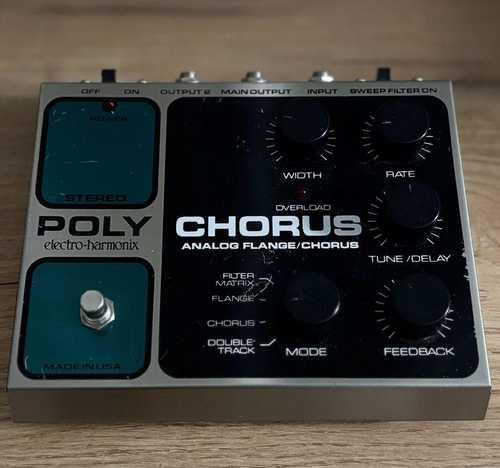 Педаль эффекта хорус Electro-Harmonix Polychorus