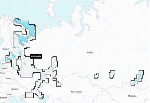 Карта глубин Navionics eu652l