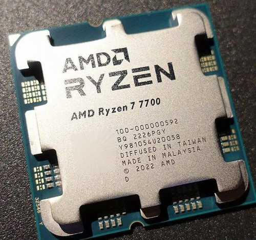 Процессор AMD Ryzen 7 7700 AM5, 8x3800 MHz, OEM