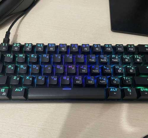 Игровая клавиатура dexp tanto rgb