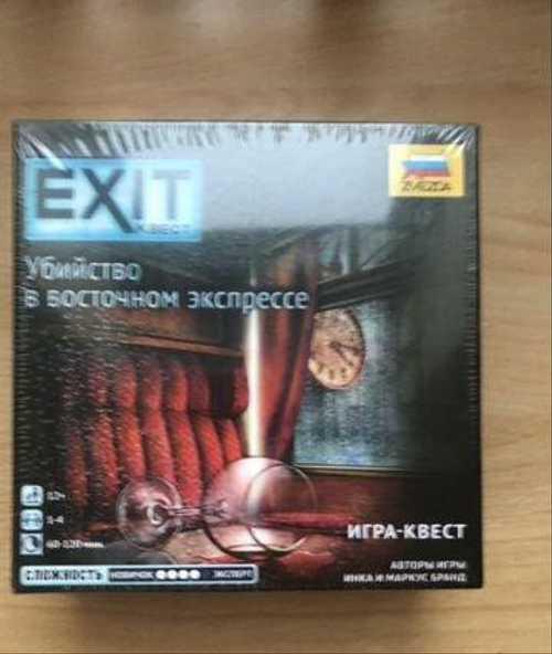 Настольные игра exit Убийство в ночном экспрессе