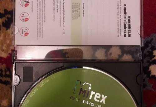 Диски DVD-RW, DVD-R, CD-RW 13 штук