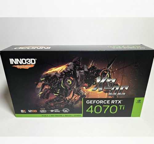 Видеокарта Inno3d Geforce RTX 4070 ti x3 oc 12 gb