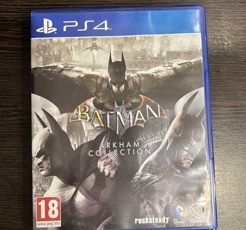 Игра Batman Arkham Collection для ps4 диск