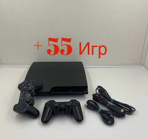 Sony ps3 slim (55 игр )