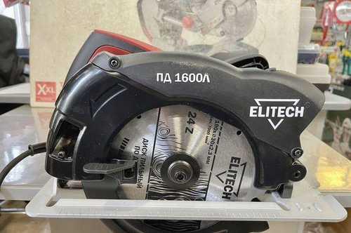 Дисковая пила Elitech пд 1600Л