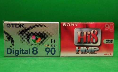 Видеокассеты запечатанные HI8 Digital8 TDK sony