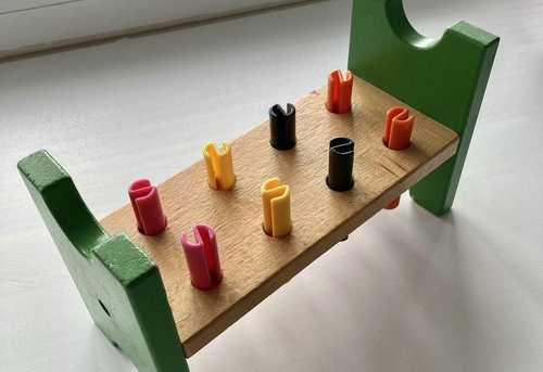 Деревянная игрушка Икея. Забивалка