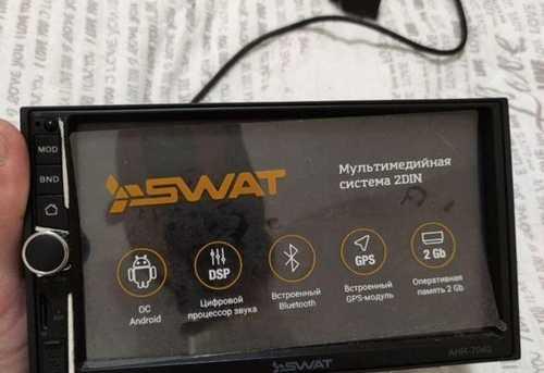 Процессорная магнитола swat 2din 6-rsa блютуз