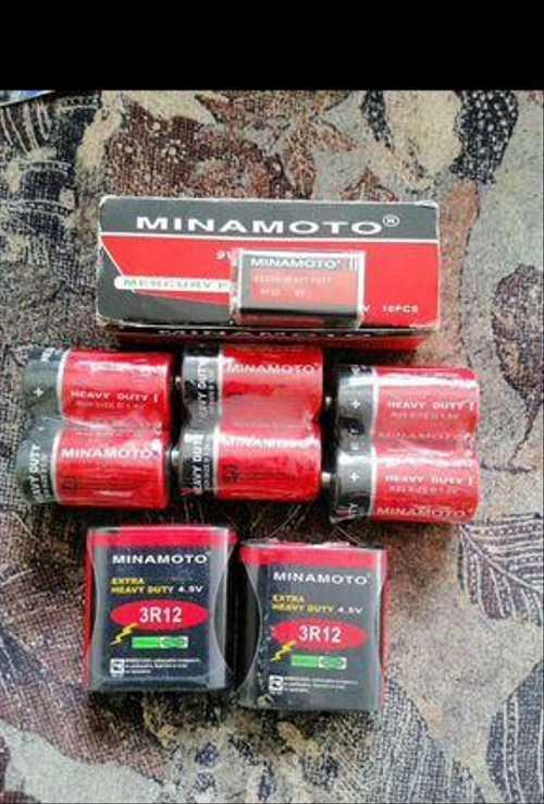 Батарейки minamoto daewoo Panasonic и др