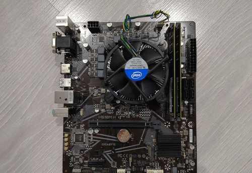 Комплект gigabyte H510M H+i3 10105F BOX+16 Гб