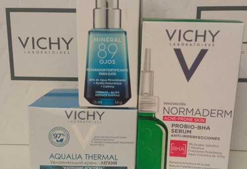 Vichy mineral 89, aqualia thermal, normaderm