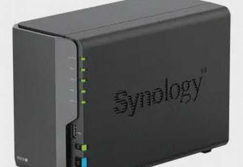 Сетевое хранилище Synology DS224+ NAS с 2 отсеками