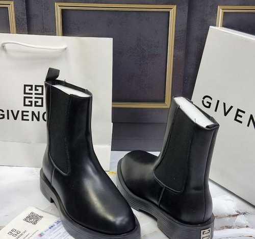 Сапоги ботинки челси givenchy кожа (36-40)