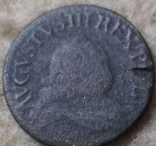 1 грош (3 солиди) 1755 год. (H) Август III