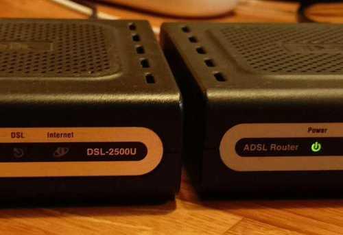 Роутер d link adsl 2 шт