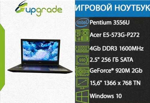 Ноутбук 15,6" Acer Pentium 3556U/4Gb/SSD 256Gb/GT