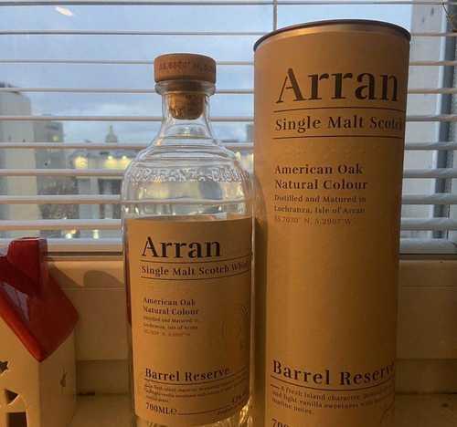 Пустая бутылка Arran с коробкой