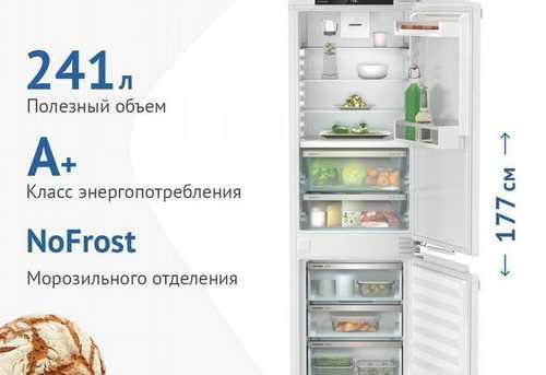Встраиваемый двухкамерный холодильник Liebherr ICN