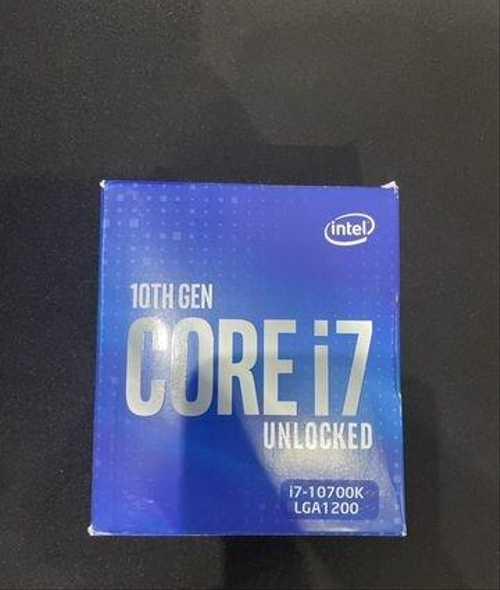 Процессор Intel core i7 10700k BOX