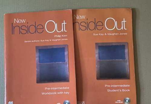 Inside Out pre-intermediate workbook and students