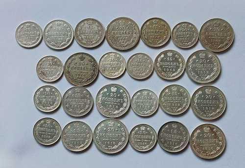 Царское серебро с 1896 по 1916 Николай 2