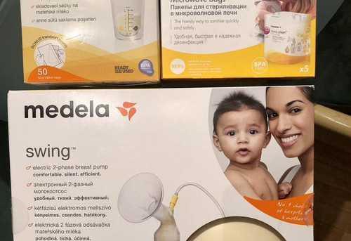 Молокоотсос medela swing электрический