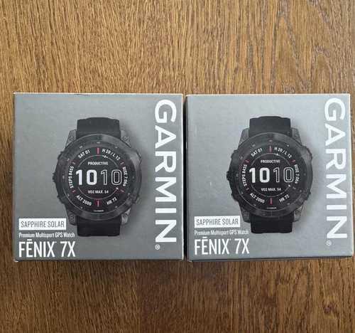 Garmin Fenix 7X Sapphire Carbon Gray DLC Titan New