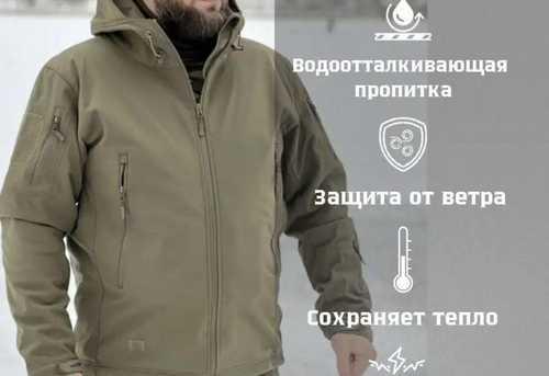 Костюм мужской тактический на флисе Softshell