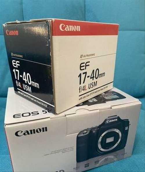 Фотоаппарат canon 50d+Объектив canon 17-40mm f/4L