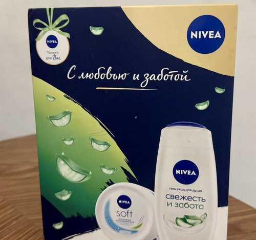 Набор подарочный Nivea крем,гель-уход для душа