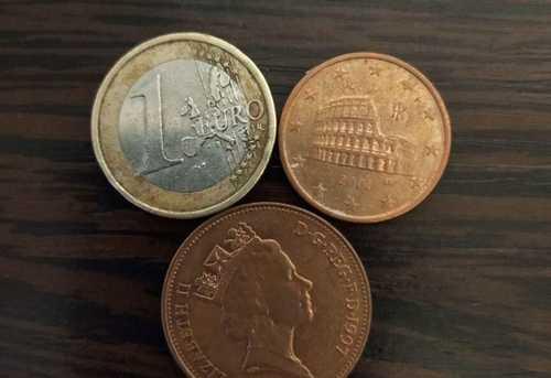 Лот иностранных монет