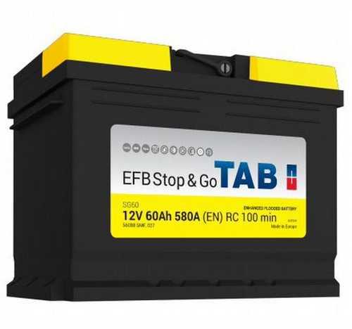 Аккумулятор 60 Ач Tab EFB Stop&Go