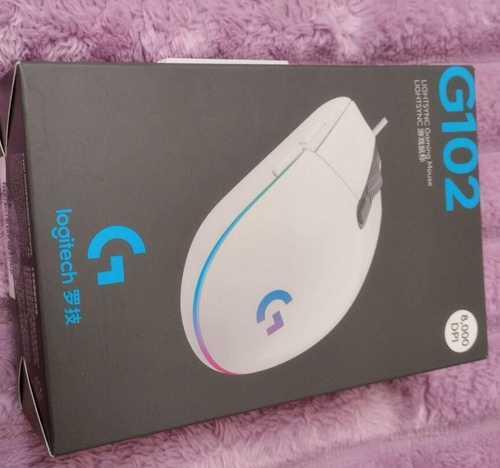 Мышь Logitech G102 lightsync