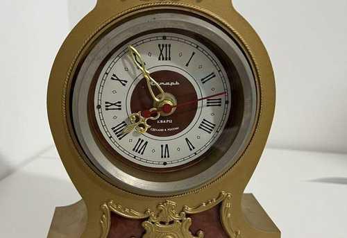 Настольные (каминные) часы Янтарь