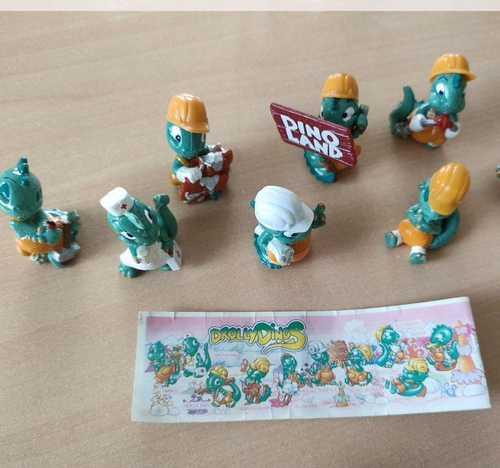 Kinder сюрприз игрушки Динозаврики Drolly Dinos