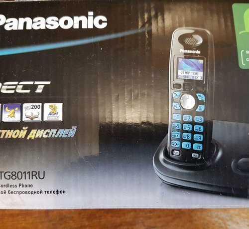 Цифровой беспроводной телефон Panasonik KX-TG8011