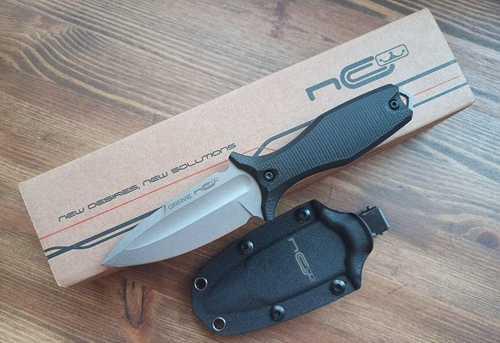 Нож фиксированный NCC Grave AUS-10 sw G-10 black