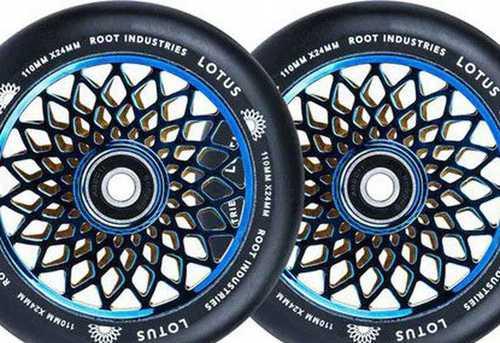 Колеса root industries Lotus 110mm Blu-rey-Black R