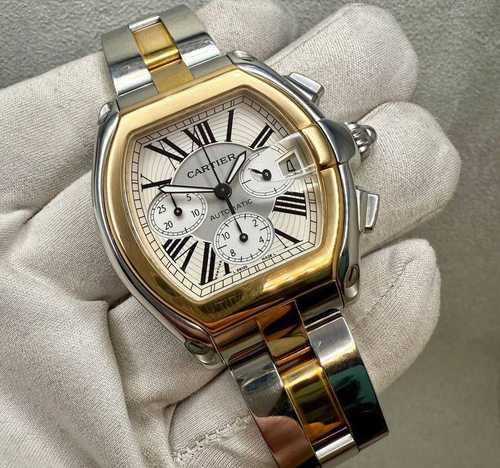 Cartier Roadster XL Chrono мужские часы оригинал