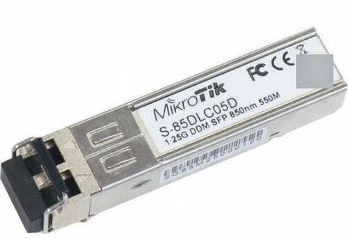 MikroTik S-85DLC05D SFP 1.25Гбит/с Tx:850нм Транси