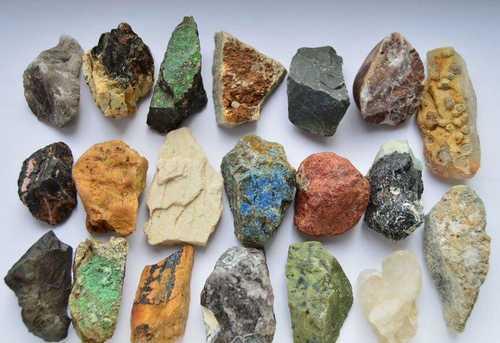 Камни и Минералы, Коллекция 20 шт