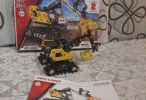 Конструктор экскаватор Meccano